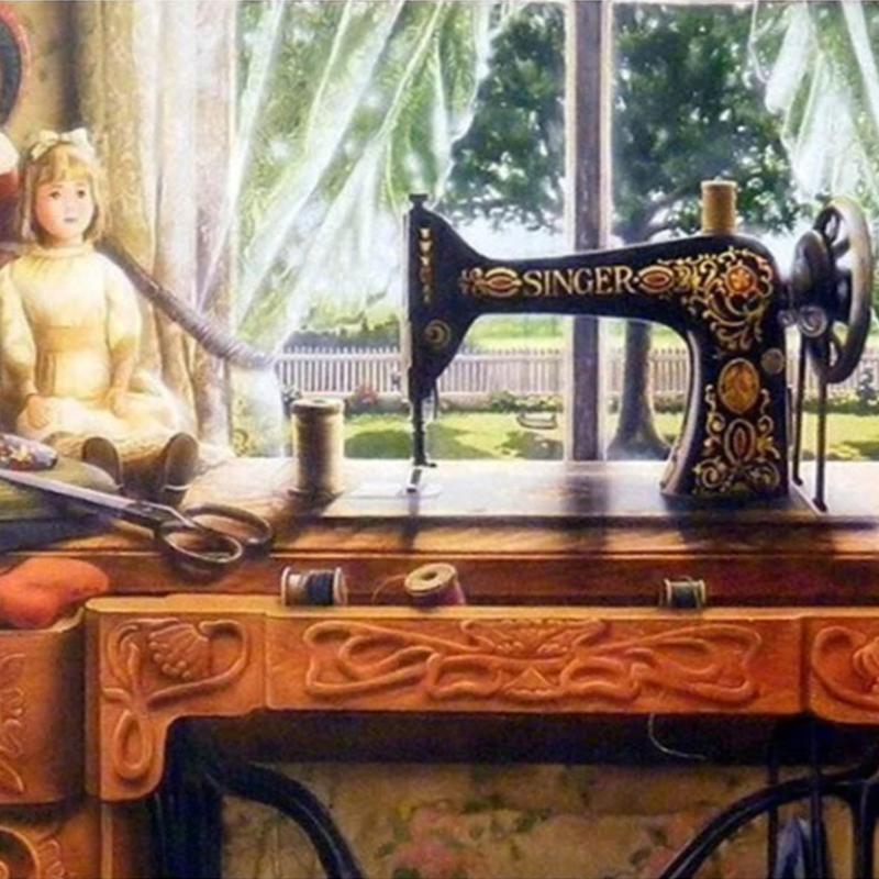 Sewing Machine Diamond Painting – Diamond Art Kits Australia