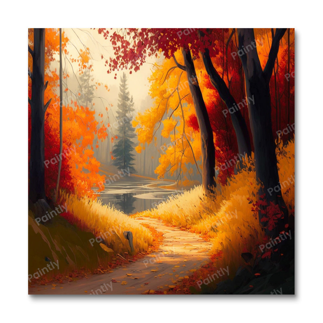 Stunning Fall (Diamond Painting) – Diamond Art Kits Australia