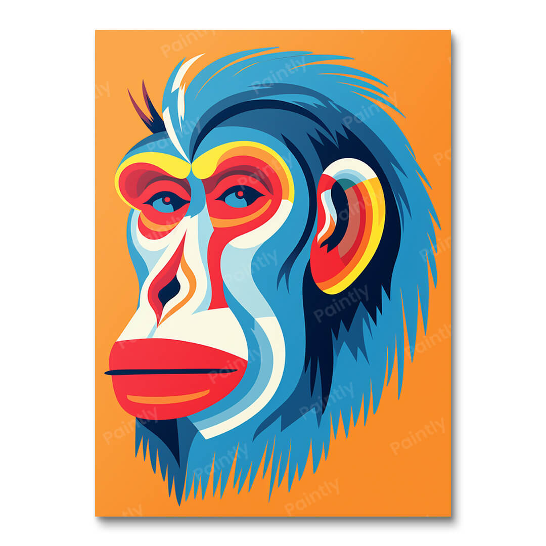 Lively Baboon Reverie (Diamond Painting) – Diamond Art Kits Australia