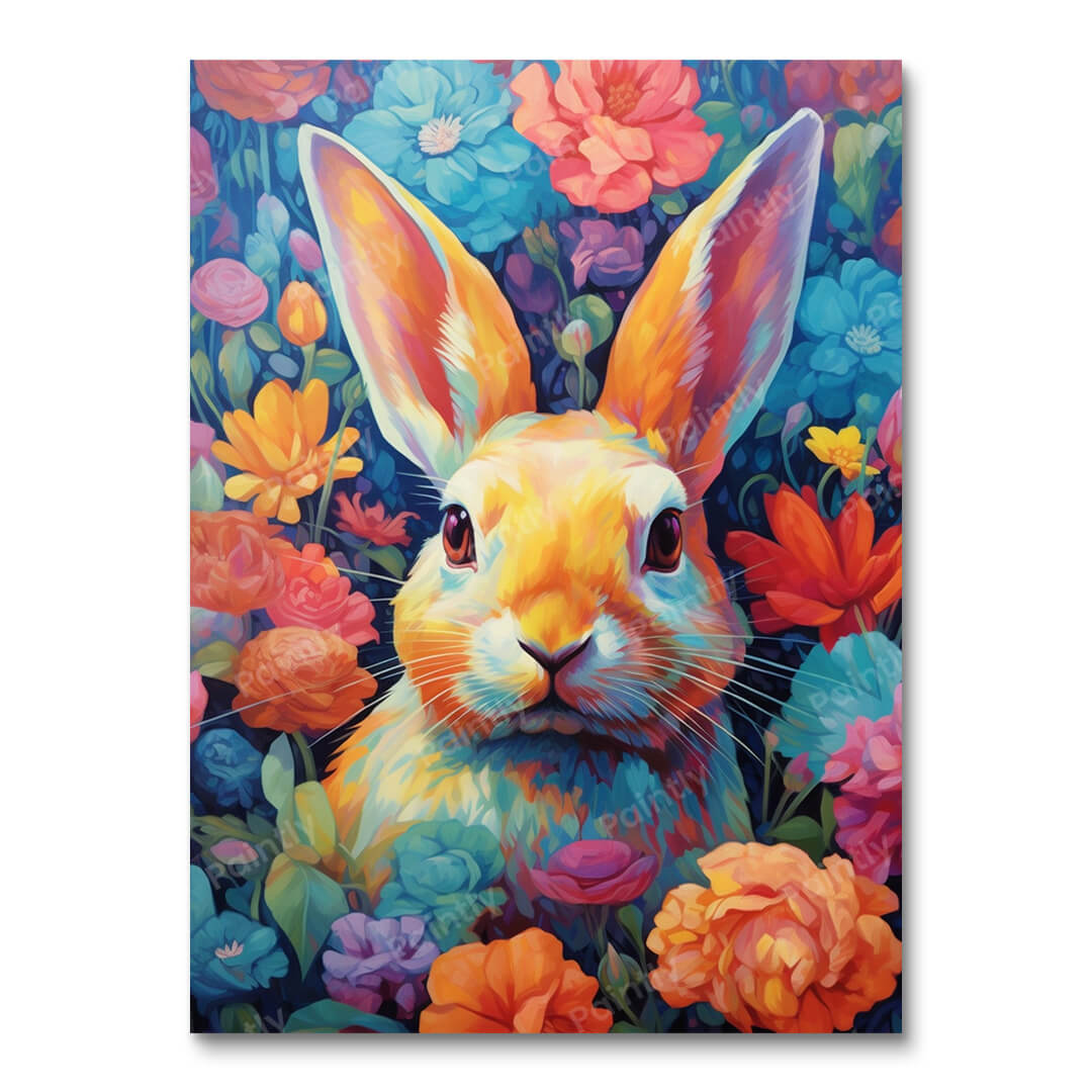 Psychedelic Rabbit I (Diamond Painting) – Diamond Art Kits Australia