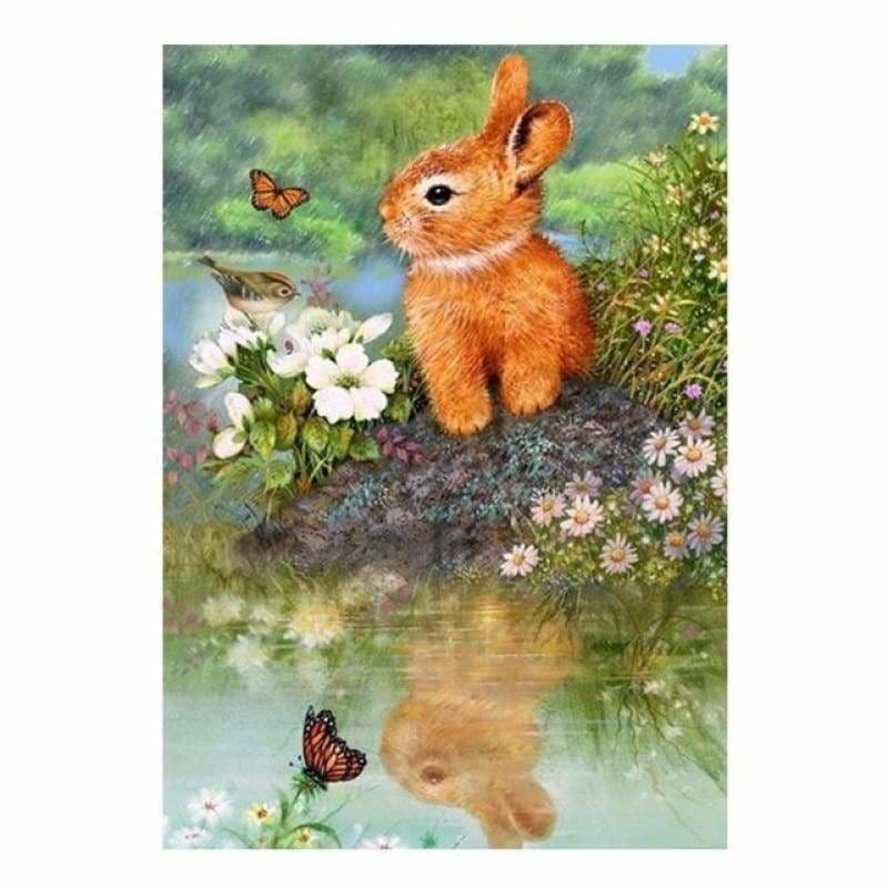 Full Drill - 5D DIY Diamond Painting Kits Cute Rabbit – Diamond Art ...